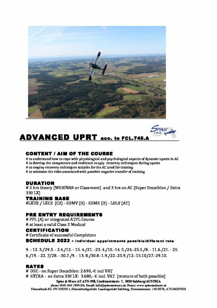 Advanced UPRT | Spins & more